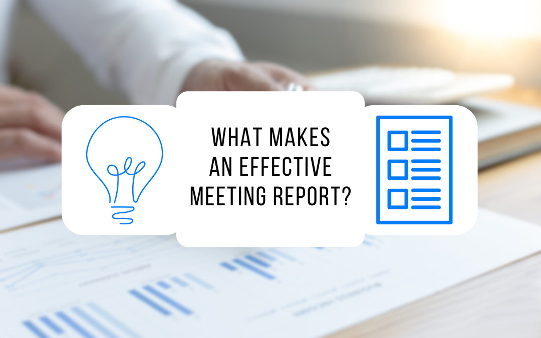 What makes an effective meeting report? - Perfony