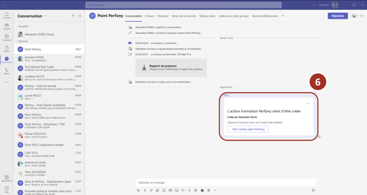 Add actions directly from your Teams conversations: in your discussions ...